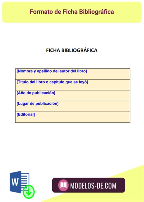 Fichas Bibliogr Ficas C Mo Se Hacen Formato Y Ejemplo