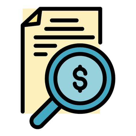 Premium Vector Tax Paper Report Icon Outline Tax Paper Report Vector