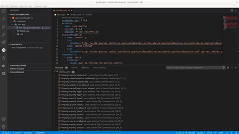 Vscode Validates Devfileyaml V2 With Devfilejson V1 Schema Validator When Using Both Openshift