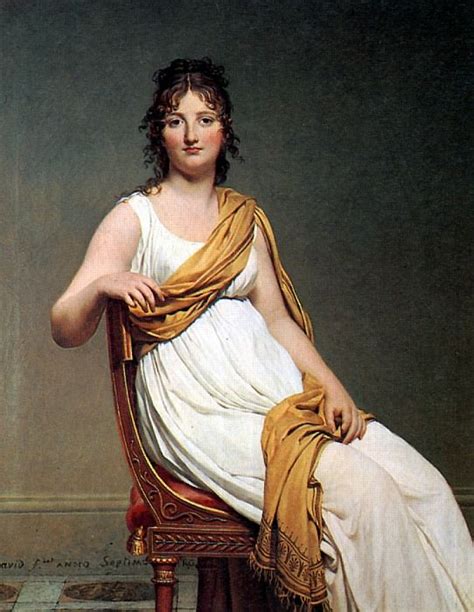 ДАВИД ЖАК ЛУИ Мадам де Вернинак урожденная Генриетт Делакруа сестра художника Эжена Делакруа