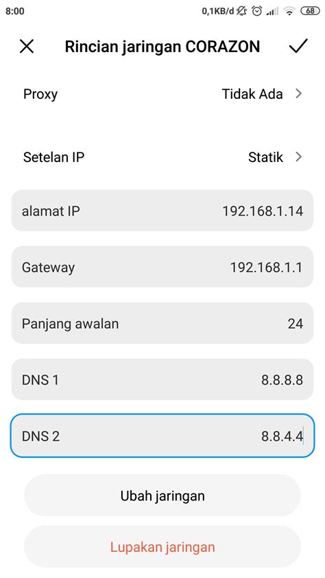 Cara Setting DNS Pada Router Mikrotik Dan Android Google Cloudflare