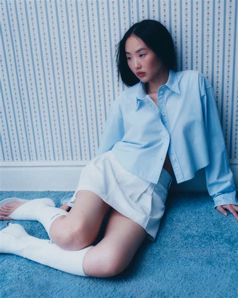Poppy Poplin Shirt Blue Relaxed Button Up Shirt Aritzia Soloist