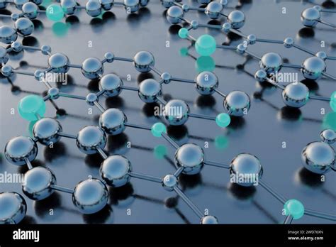 Digitally Generated 3d Abstract Render Of Molecule Digital Generated Abstract Background Stock