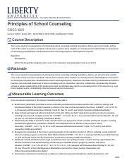 COSC 660 Syllabus Pdf Online Babe Of Behavioral Sciences Counselor Education Family