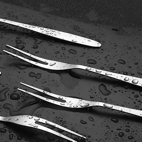 Fruit Vork Draagbare Roestvrij Staal Fruit Vork Ca Grandado