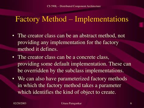 PPT Design Patterns Factory Method PowerPoint Presentation Free Download ID 5960426
