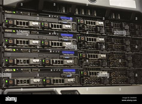 server system client server data connection and data centre close up