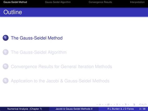 Metode Iterasi Gauss Seidel PDF Physics Science