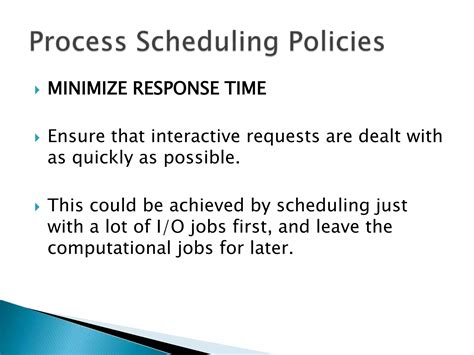 Operating Systems: Process Scheduling | PPTX