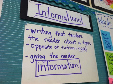 Informational Texts Informational Text Reading Notebooks Teaching