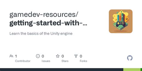 GitHub Gamedev Resources Getting Started With Unity Learn The Basics Of The Unity Engine