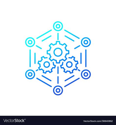 Software Api Line Icon For Web Royalty Free Vector Image
