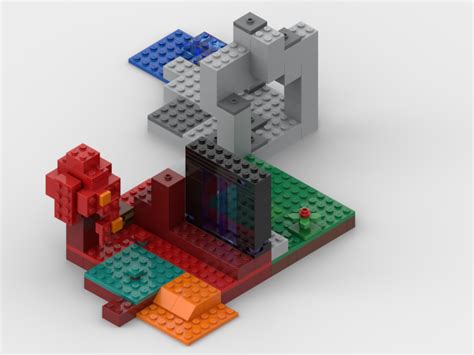 Lego Moc Minecraft World Part 7 By Thibou1234 Rebrickable Build With Lego
