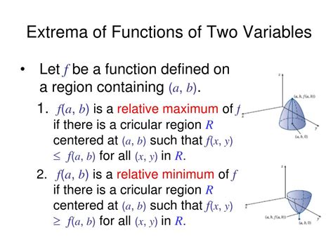 Ppt Chapter 8 Calculus Of Several Variables Powerpoint Presentation