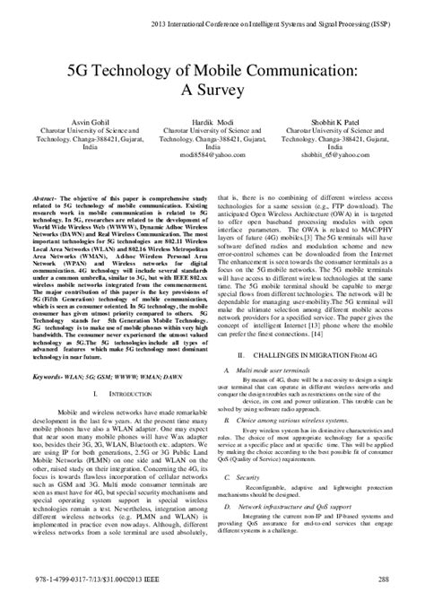 Pdf 5g Technology Of Mobile Communication A Survey