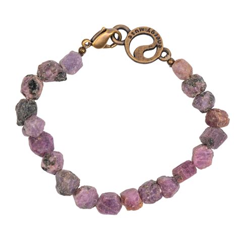 Raw Ruby Bracelet Energy Muse