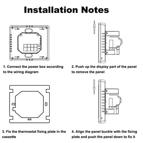 Tuya Wifi Smart Thermostat Touch Screen Temperature Controller For Electric Floor Water Gas