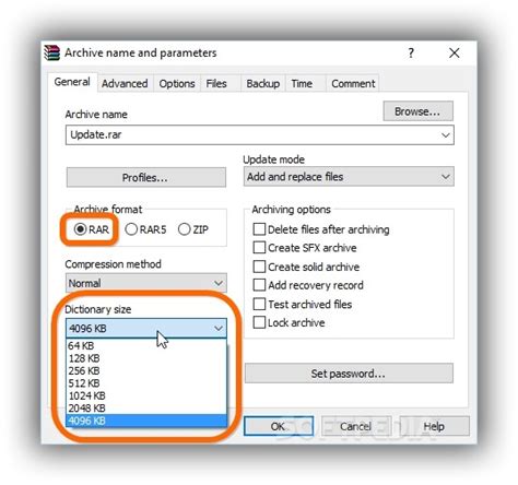 How To Pick The Right Compression Settings In WinRAR Softpedia