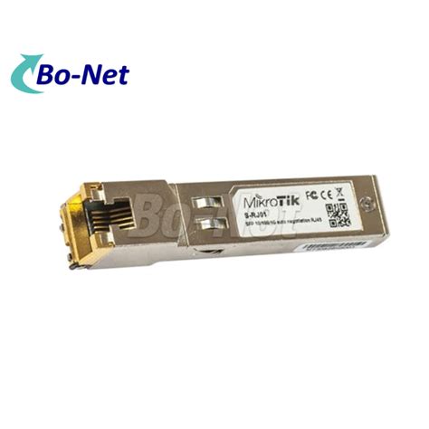 Mikrotik S Rj01 10 100 1000 Sfp Transceiver 100m Rj45 Optic Gigabit Optical Mikrotik Rj45 Module
