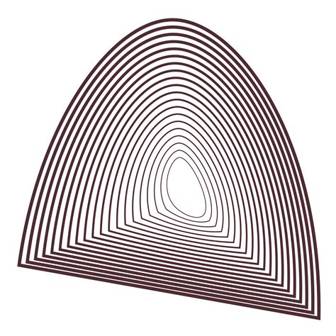Beautiful Curved Lines Pattern Blended Together PNG