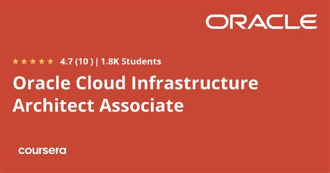 Oracle Cloud Infrastructure Architect Associate Coursya