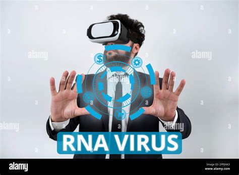 Conceptual Caption Rna Virus Business Concept A Virus Genetic Information Is Stored In The Form