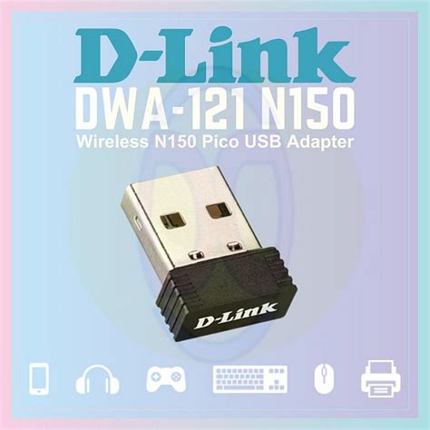 Networking D Link Dlink Dwa 121 N150 Wireless Pico Usb Adapter • Dityashop Com Toko