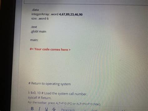 Solved Translate The Following Code Into Mips Assembly