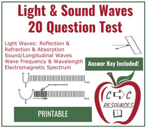 Light And Sound Waves Science Test 20 Questions Made By Teachers