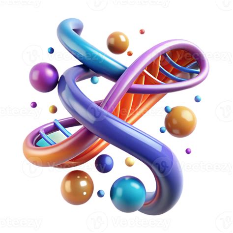 Dramatic Traditional Dna Strand In Cyberspace Exclusive 57893088 Png