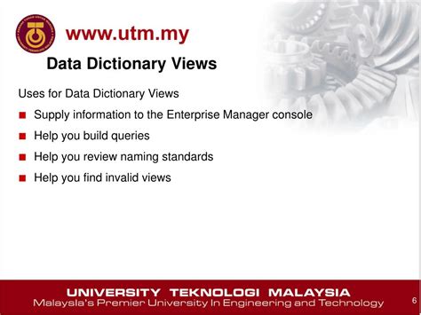 Ppt Data Dictionary Views And Control Files Powerpoint Presentation