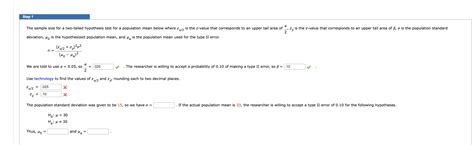Solved Deviation μ0 Is The Hypothesized Population Mean
