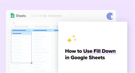 Master Google Sheets Fill Down Enhance Business Operations