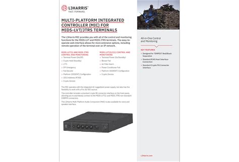 Mic For Mids Ltv Mids Jtrs Sell Sheet L3harris® Fast Forward