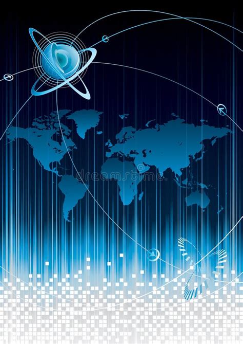 Global Connectivity Stock Vector Illustration Of Global 19972389