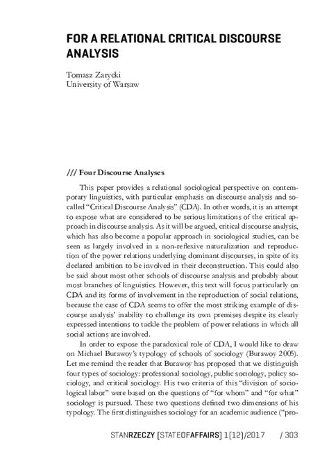 pdf for a relational critical discourse analysis