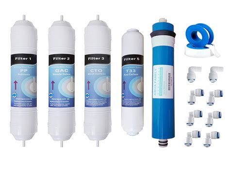 Oferta Membrana 4 Filtros Osmosis Inversa Compatible Hidrosalud