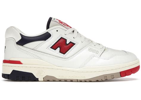 New Balance 550 Aime Leon Dore White Navy Red 球鞋
