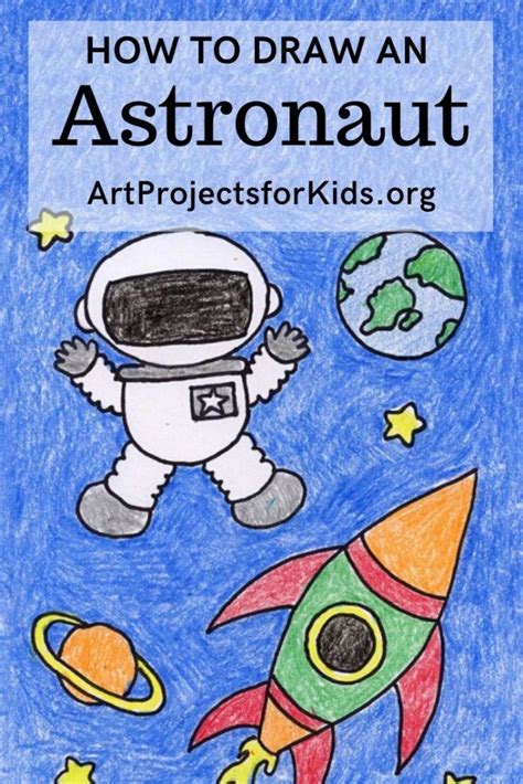 Easy How To Draw A Rocket Tutorial And Rocket Coloring Page Astronaut Drawing Art Drawings