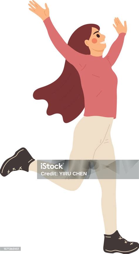 행복한 사람들 축하하고 점프하는 파티 캐릭터 일러스트레이션 그래픽 만화 아트 카드 감정에 대한 스톡 벡터 아트 및 기타 이미지 감정 긍정적인 감정 표현 놀라움