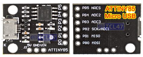 Hướng Dẫn Sử Dụng Mạch ATtiny85 Micro USB Với Arduino IDE