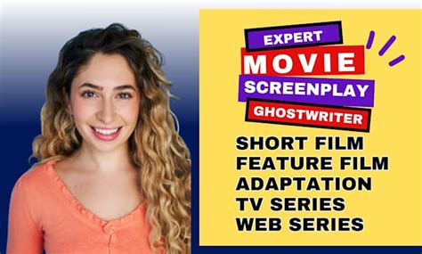 Be Your Movie Script Writer Screenplay Writer Screenwriter Screenplay Writer By Madisonscript
