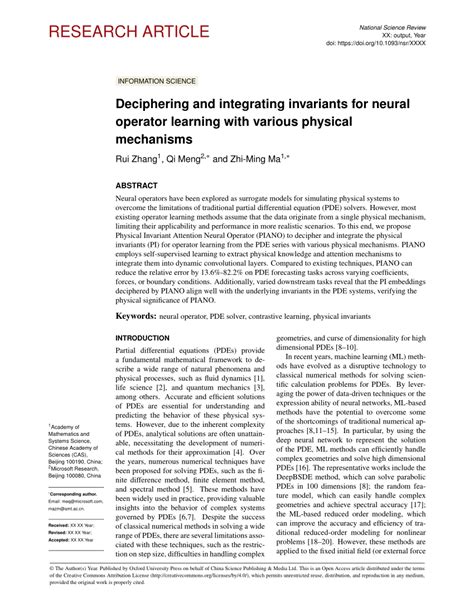 pdf deciphering and integrating invariants for neural operator