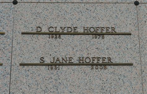Sarah Jane Chaplin Hoffer 1931 2008 Find A Grave Memorial