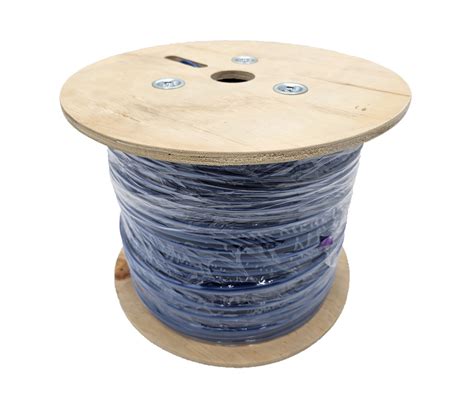 500 Feet Cat 6a Stranded And Shielded F Ftp Cmr Riser Ethernet 26awg Cable Blue Micro