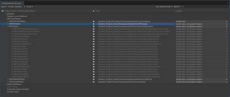 Addressables Sorting Data Unity Engine Unity Discussions