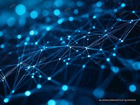 Ai创作图蓝色科技网络 深度网络 网点创意特效背景 科技网络背景 网终科技背景 蓝色科技信息网络光线 科技线条网络科技 蓝色网络 信息网络背景 科技数字网络 科技网状图片 科技背景线条背景