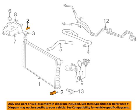 Gm Oem 96 24 Express 2500 Radiator Components Radiator Insulator