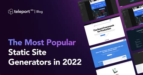 The Most Popular Static Site Generators In The Ultimate List