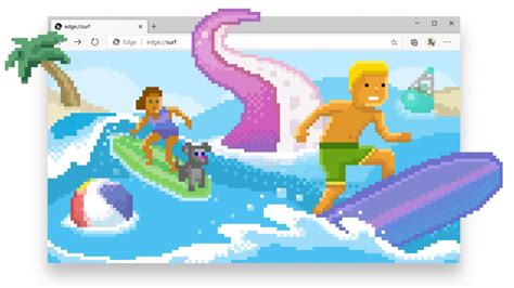 Microsoft Edges Best Feature Is This Hidden Surfing Game
